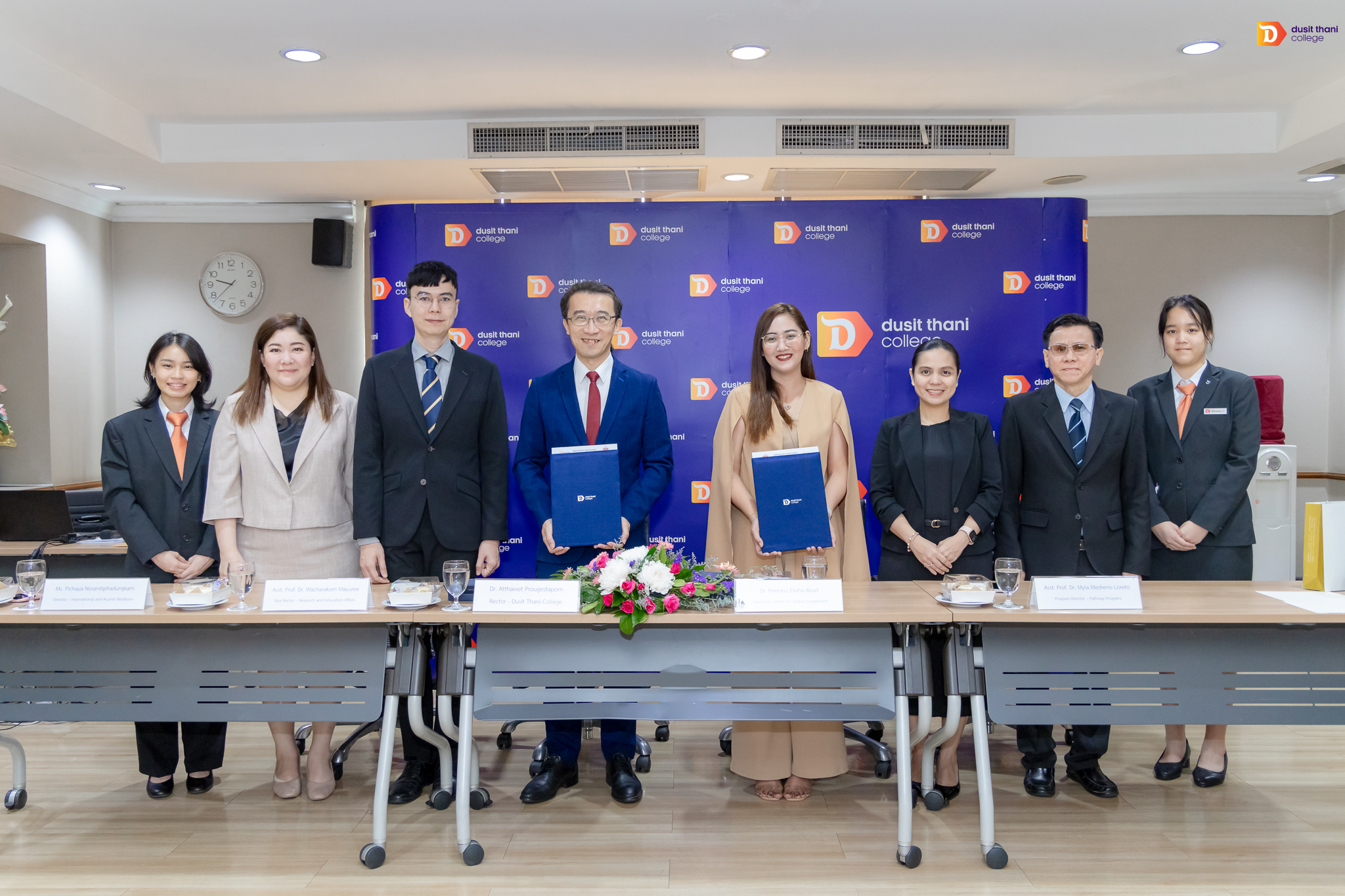 Dusit Thani College Signs an Academic MoU with Lyceum of the ...